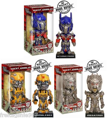 Foto Transformers Optimus Prime Bumble Bee Megatron 3 Pvc Bobble-heads ...